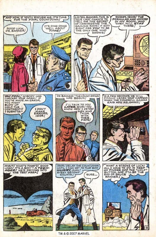 Caverna do Hulk: O Incrível Hulk #01 - 1º de maio de 1962.