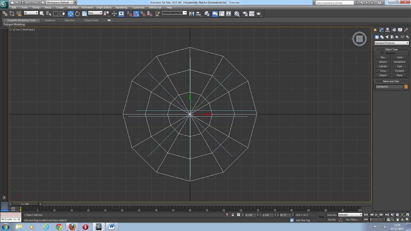 Design For Games FD- 3D Modelling: Tree- Using an Opacity Map