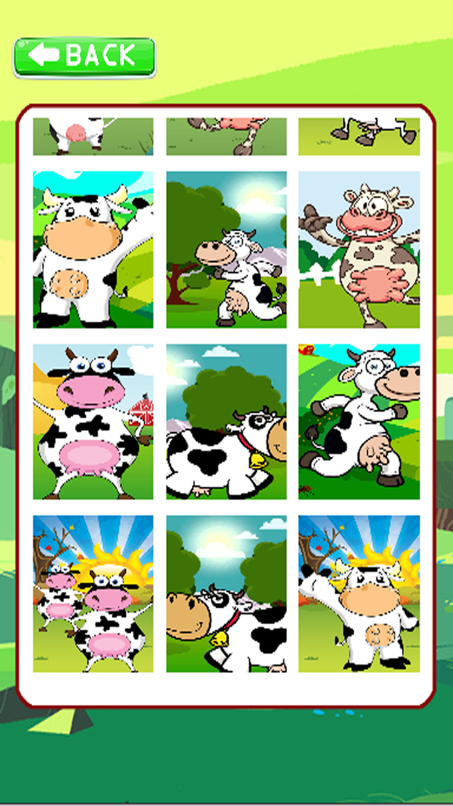 Jigsaw Games Puzzles Cow Farm Educational