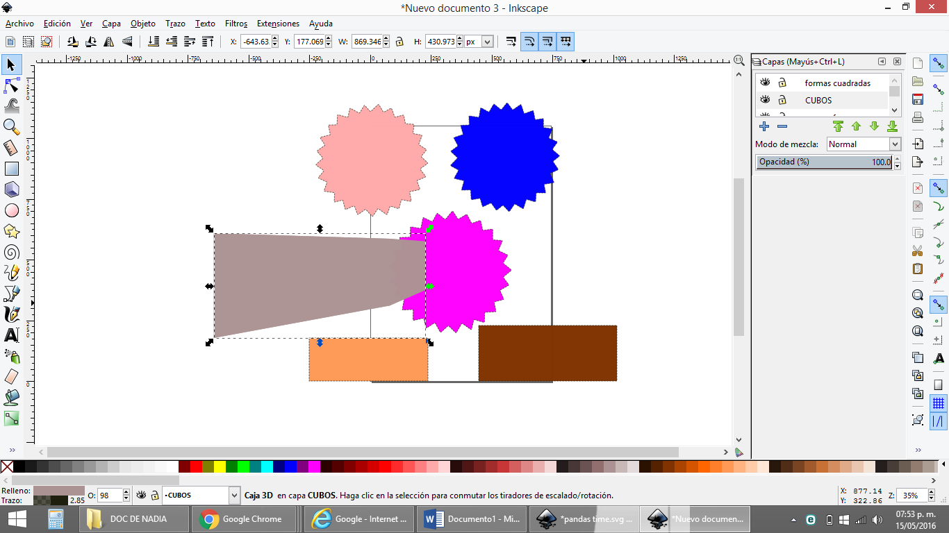Trabajando con inkscape: TRABAJAR CON CAPAS Trabajando con inkscape: TRABAJAR CON CAPAS