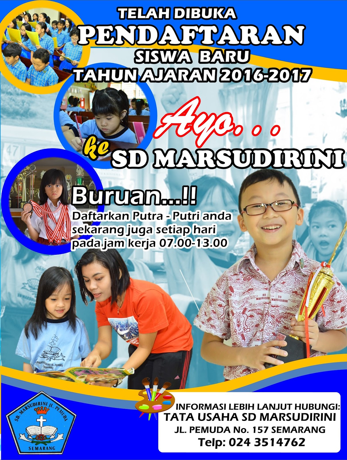 Sd Marsudirini Pendaftaran Siswa Baru 2016 2017