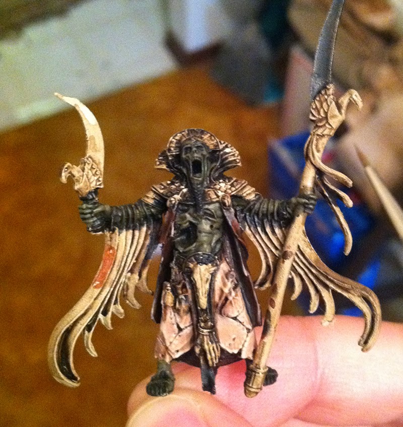 Mengel Miniatures: TUTORIAL: Painting Mummified Skin