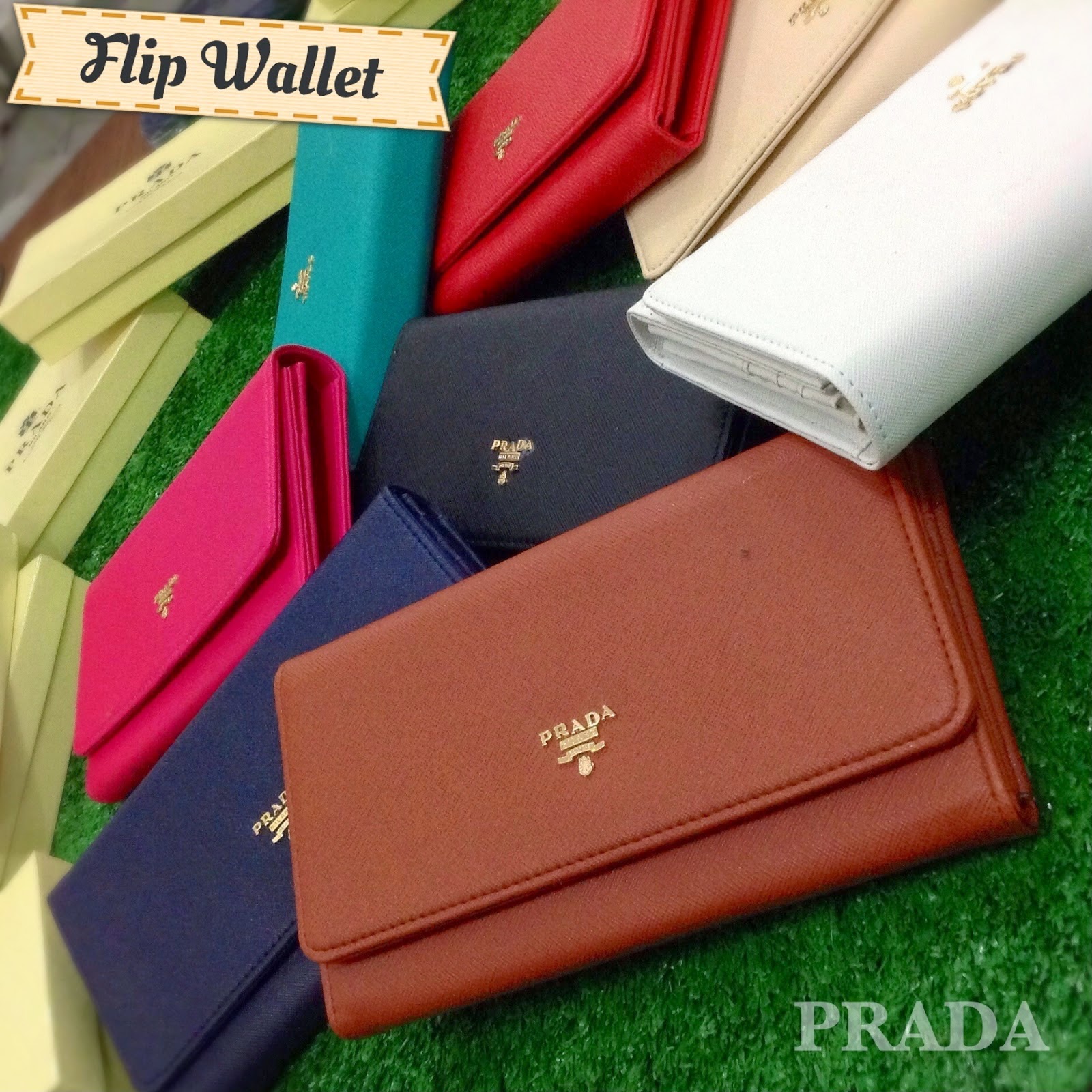 Sarae Butik: Dompet Flip Prada
