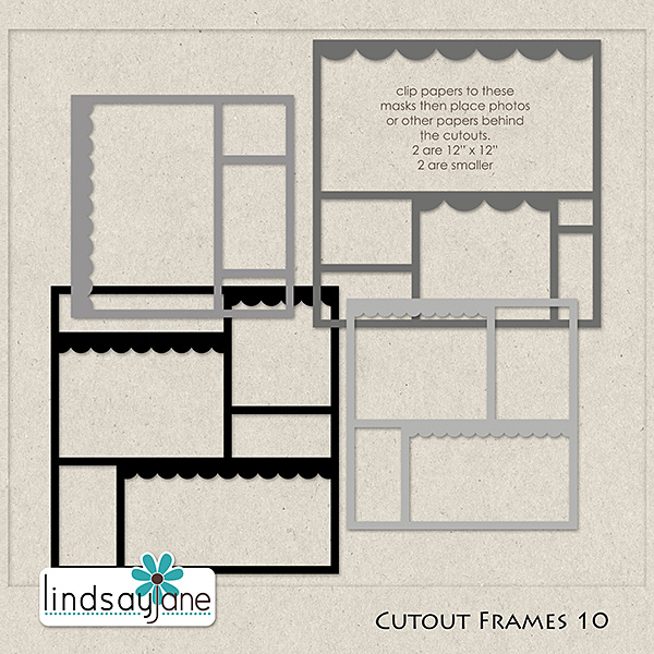 Lindsay Jane Designs: Cutout Frames 9 and 10