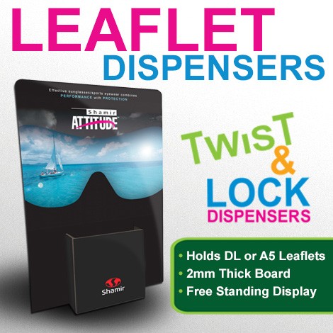 Betterprinting: Counter Top Display – Leaflet and Flyer Dispensers