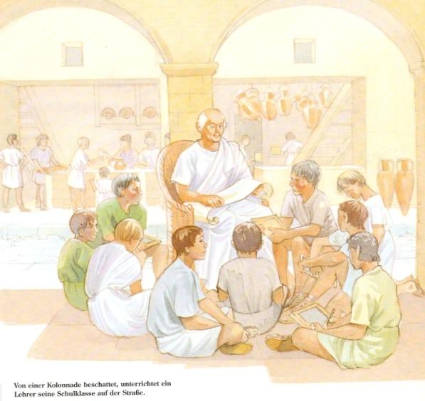 DOMVS ROMANA: Magister et Grammaticus, escuela y maestros en Roma antigua