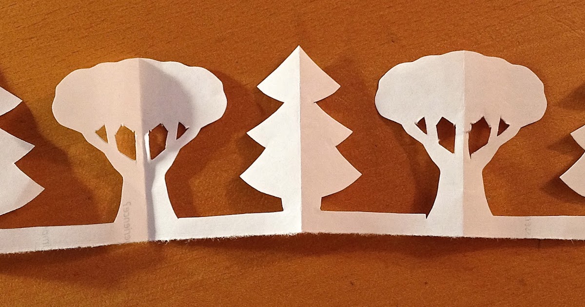 The Daily Tree: 53/365 Paper doll trees