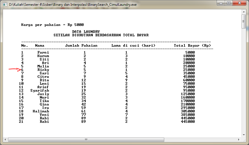 Program Binary Search Sistem Berkas Menggunakan Bahasa Pemrograman C++ ...