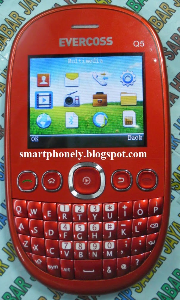 Evercoss Q5, Ponsel QWERTY Harga 200 Ribuan - Smartphonely