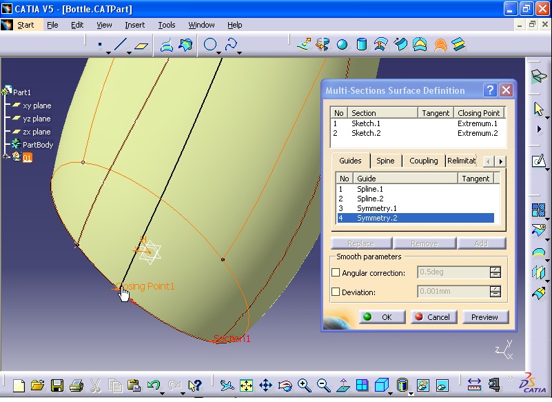 Product Design Engineering: Surface Modeling - Shampoo Bottle Project ...