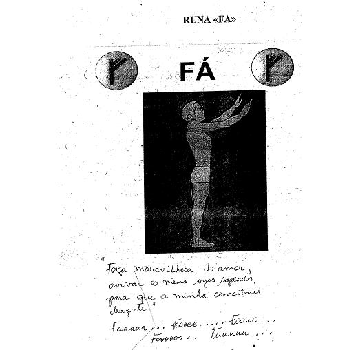 POSTURAS SAGRADAS RÚNICAS - RUNAS - RUNENYOGA: 7 - RUNA FÁ