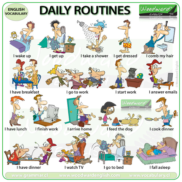 Starter 1 English Course: Topic 6.- Daily Routines