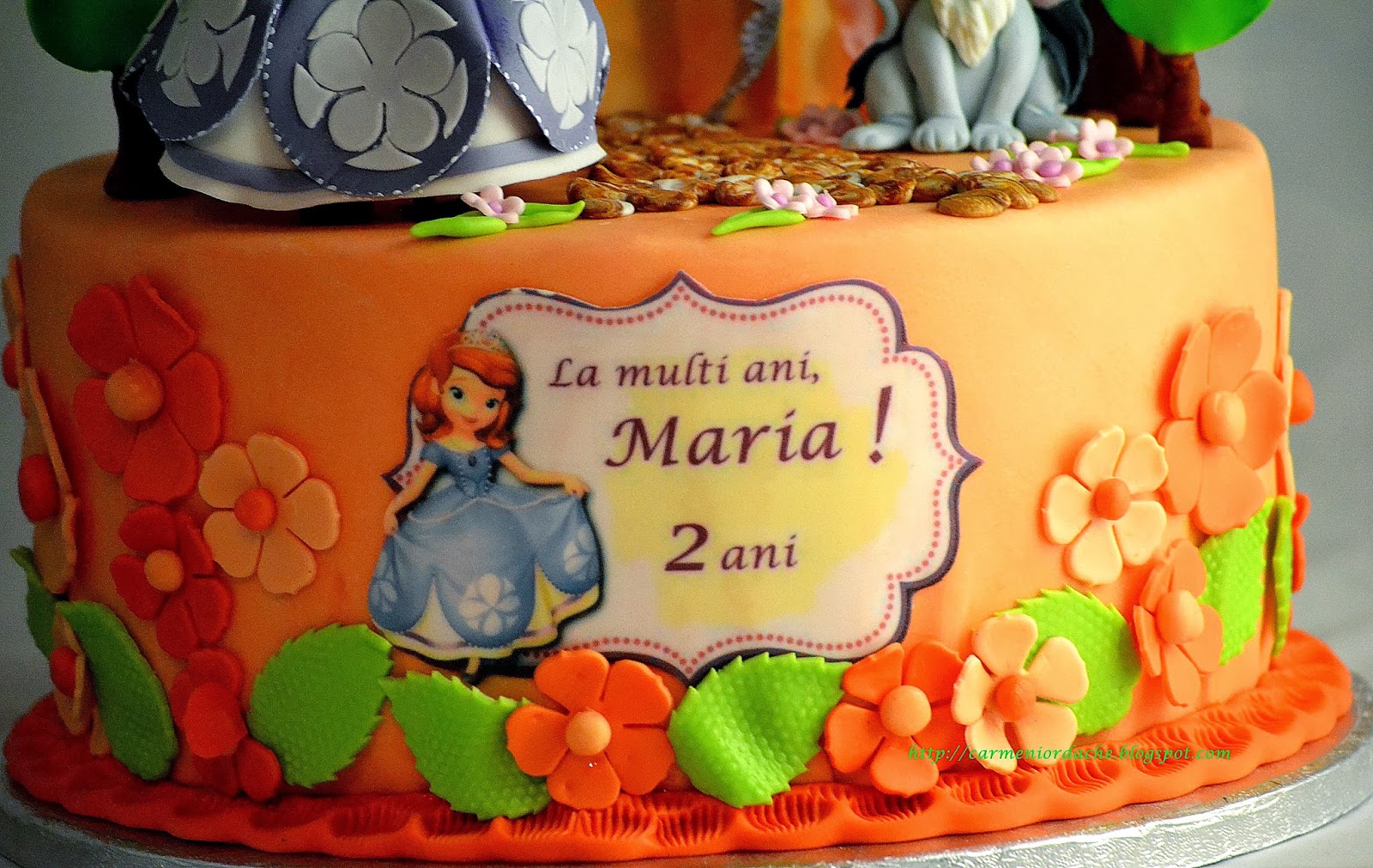 CARMEN'S ART CAKES -Bucuresti: Tort Printesa Sofia