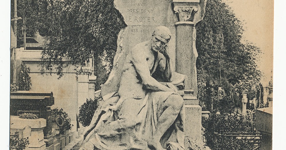 Paris Cemeteries: Philippe Le Royer - postcard