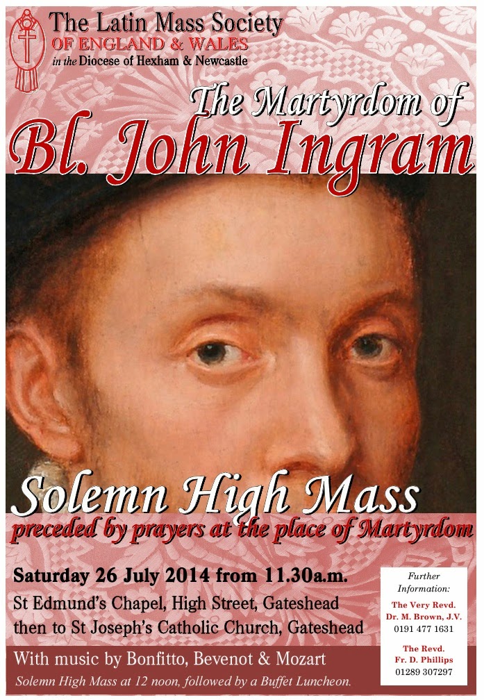 Gateshead Revisited: Blessed John Ingram