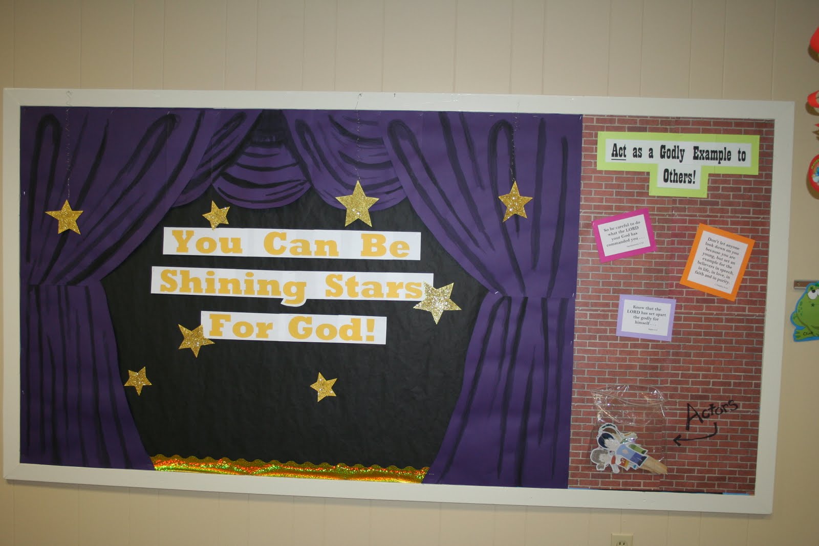 Blessings for Bible School Teachers: ACTS Bulletin Board