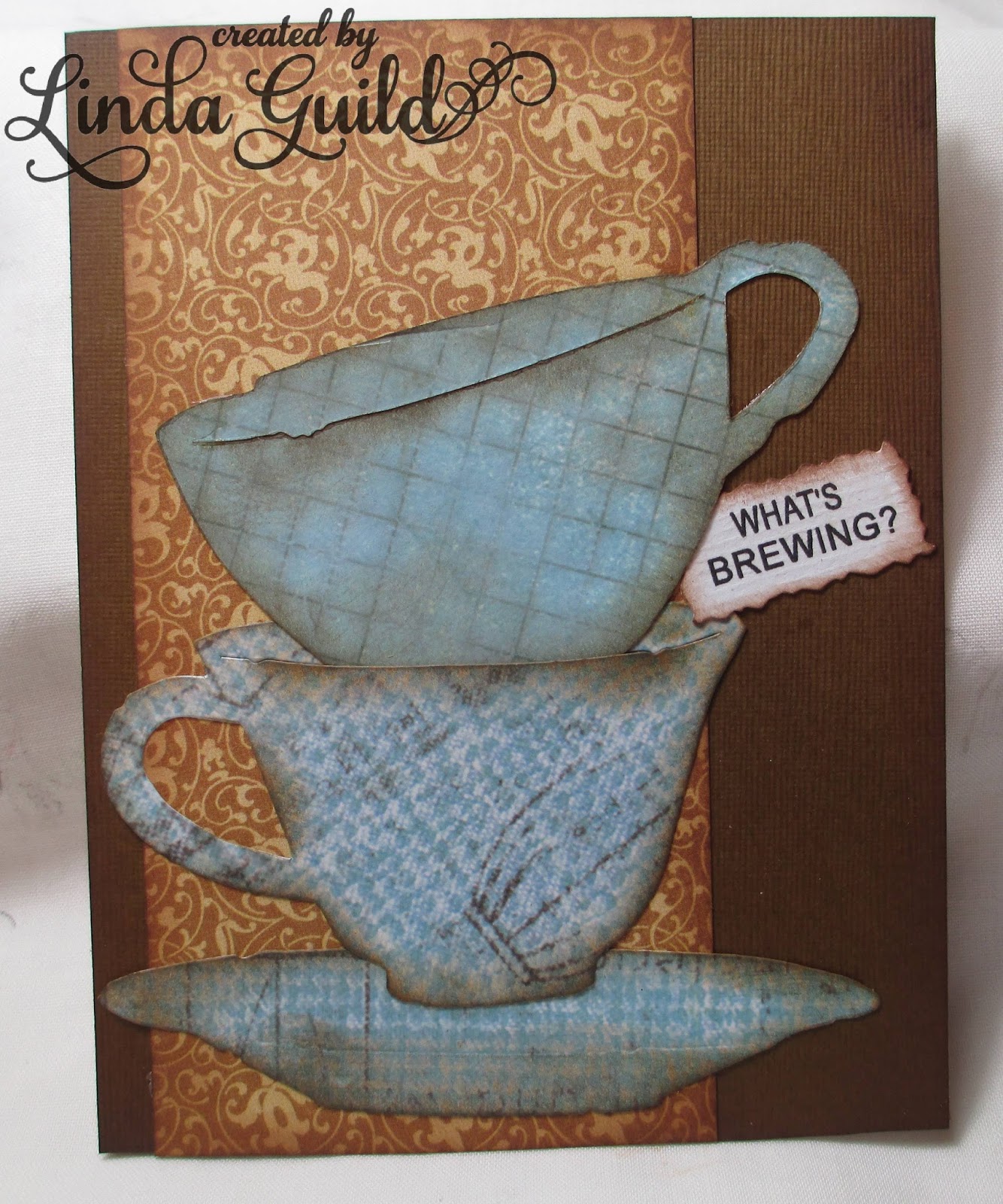 Nothin' Fancy: "Tea Time" Die Card