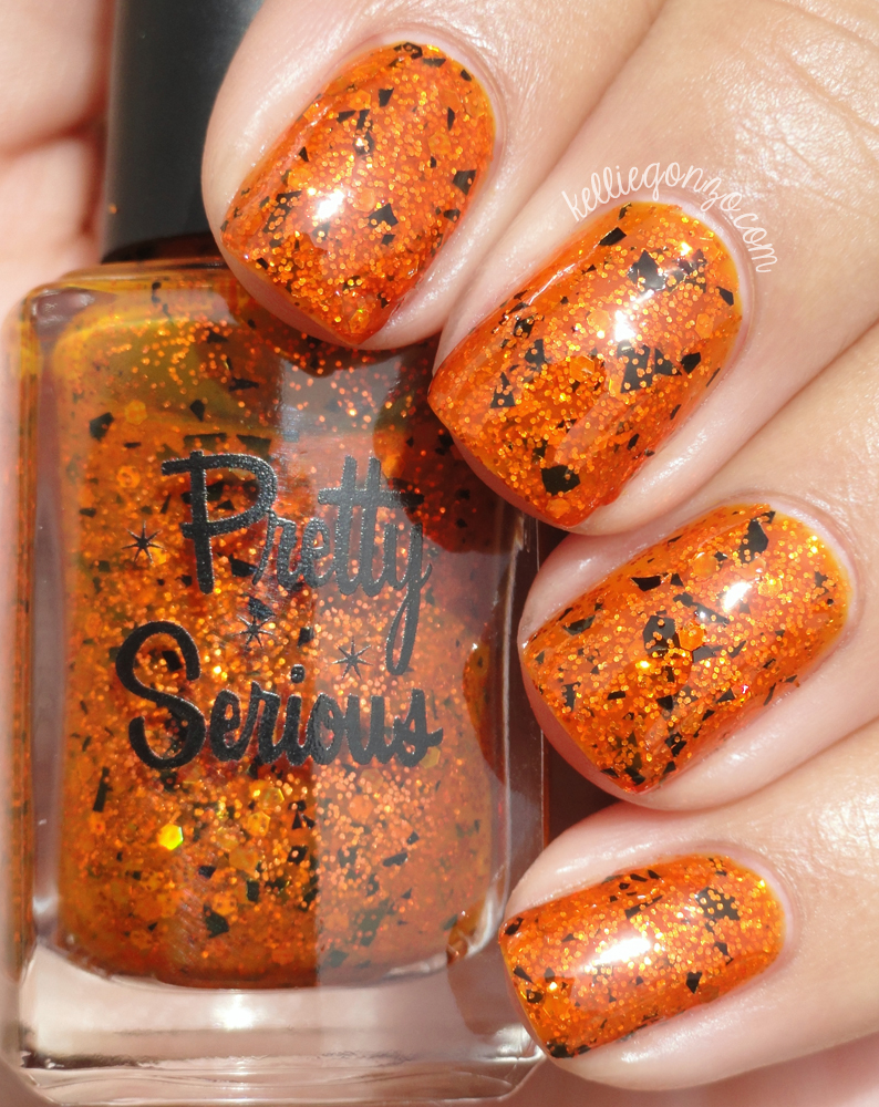 KellieGonzo: Pretty Serious Cosmetics Haddonfield Swatch & Review