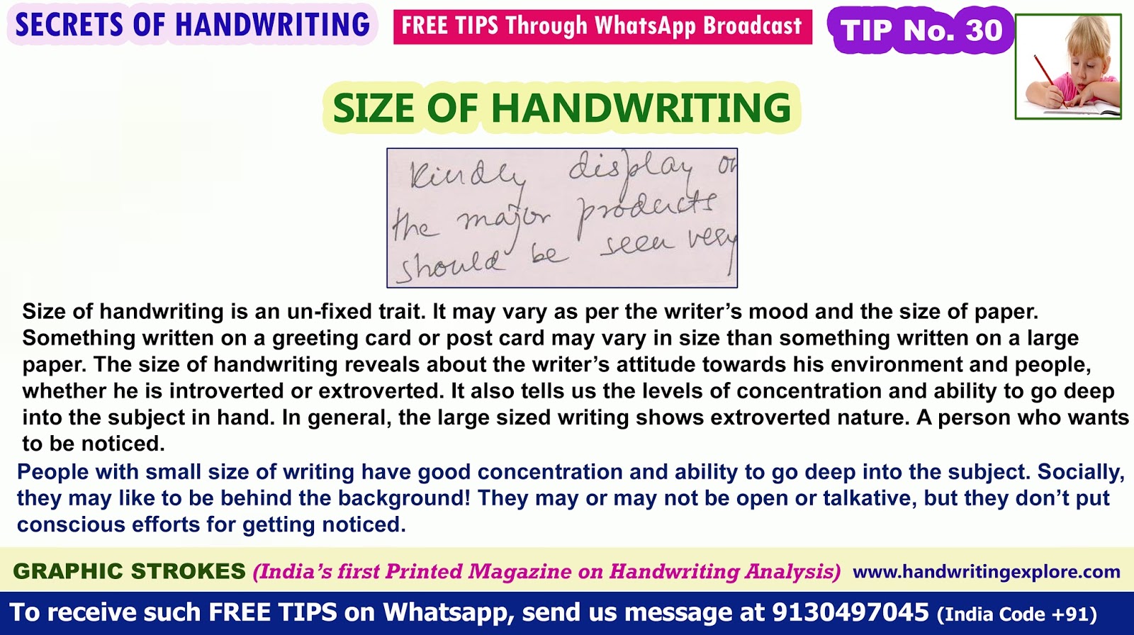 Handwriting Analysis: May 2016