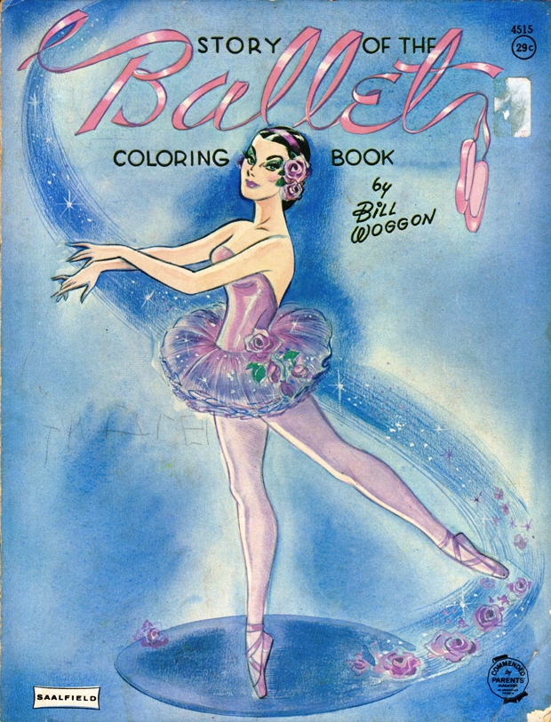 ☆Sharon's Sunlit Memories☆: Child's Ballet Book to Colour - Merrill (1955)