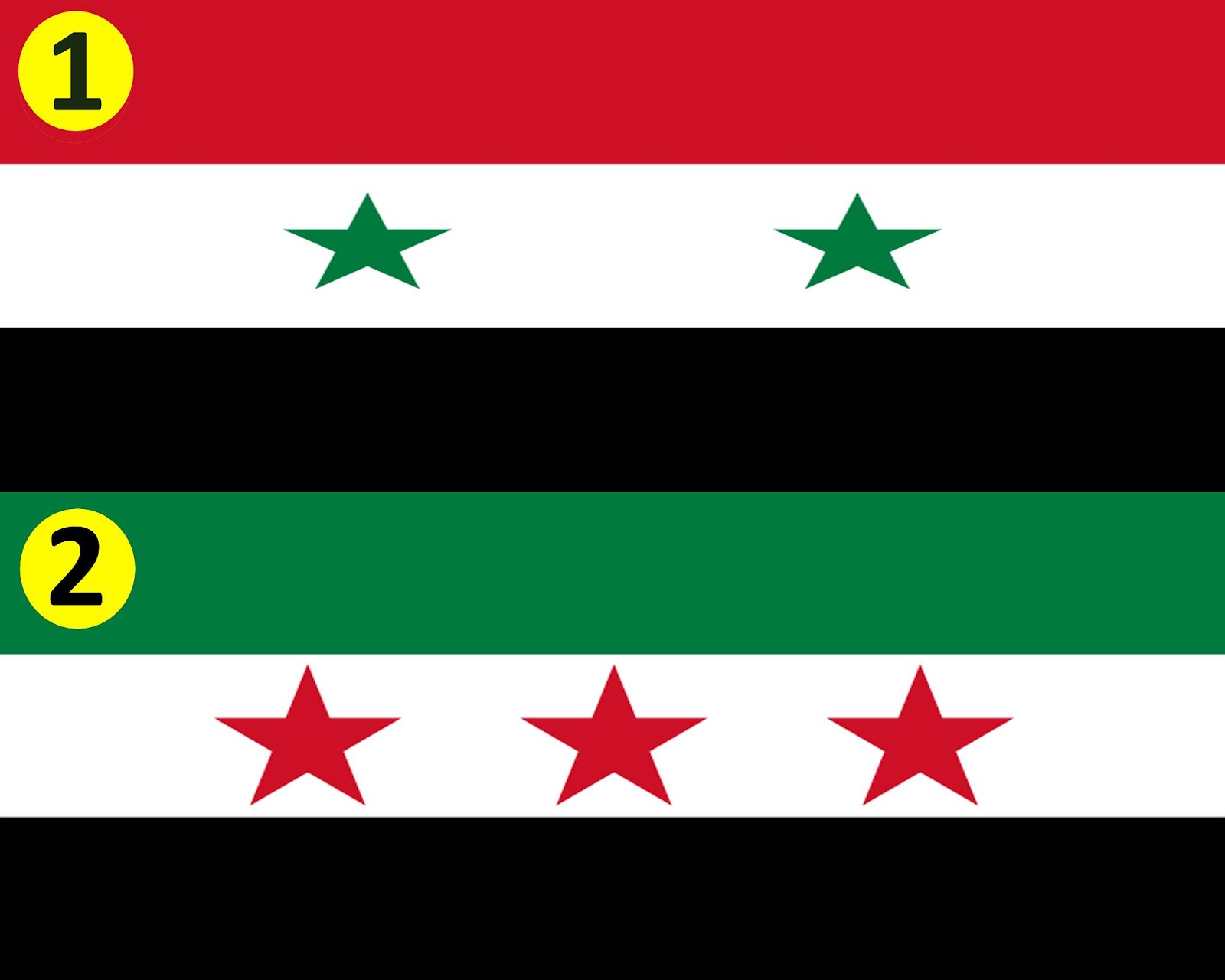 ~REDHO ILAHI~: beza BENDERA SYRIA..