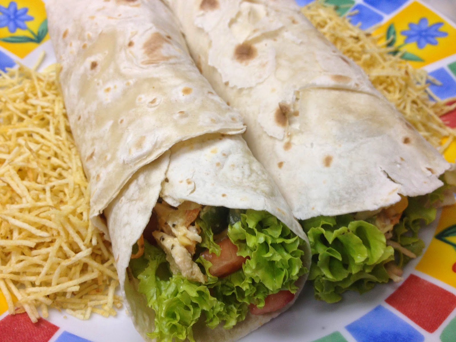 Doce Lar: Wrap feito com Rap 10: prático e saboroso! Faça seu recheio ...