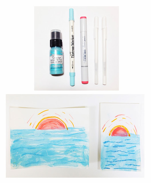 Create a Day: simple sunset