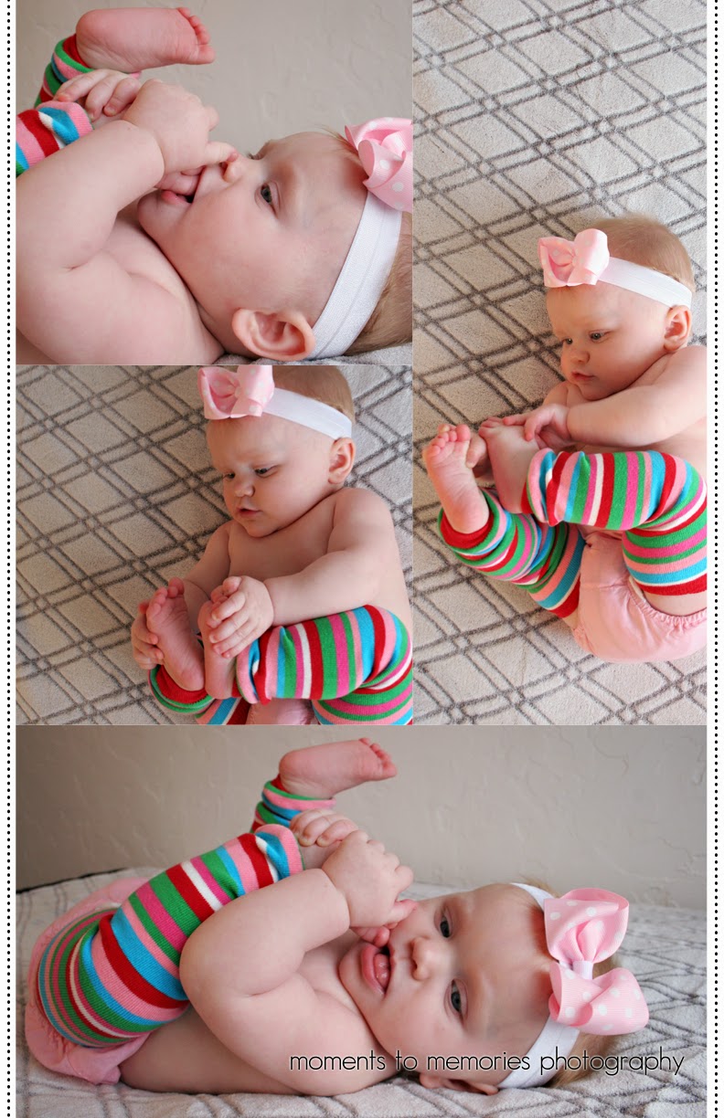 Moments to Memories: Miss Addy is 6 months old already!