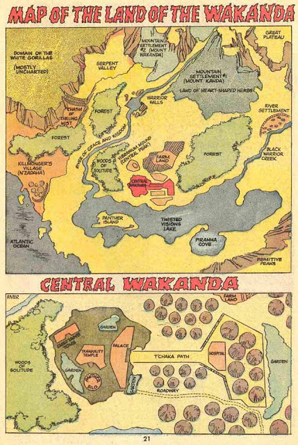The Dork Review: Map of Wakanda