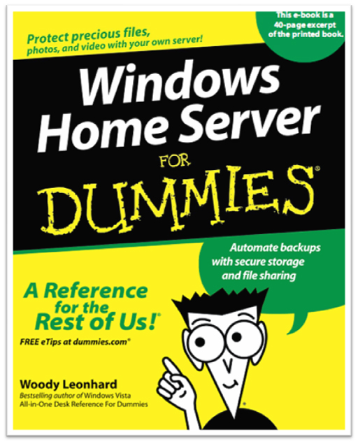 Windows Server Tutorials: Windows Home Server For Dummies®