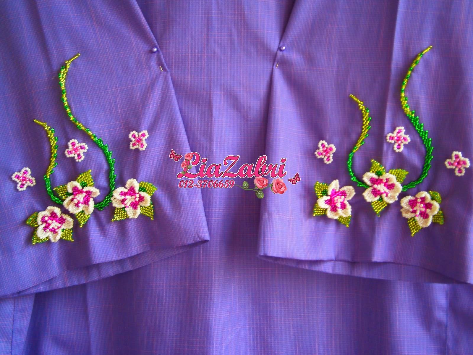 Sulaman Manik LiaZabri Golden Touch: Sulaman 3D; Lovely of Sakura 3D