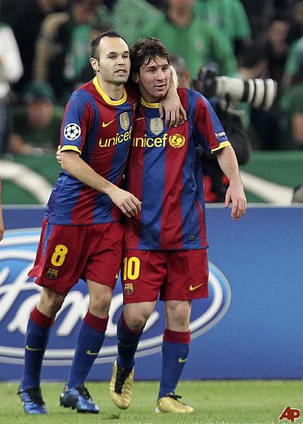 Sports Cafe: Andres Iniesta And Lionel Messi
