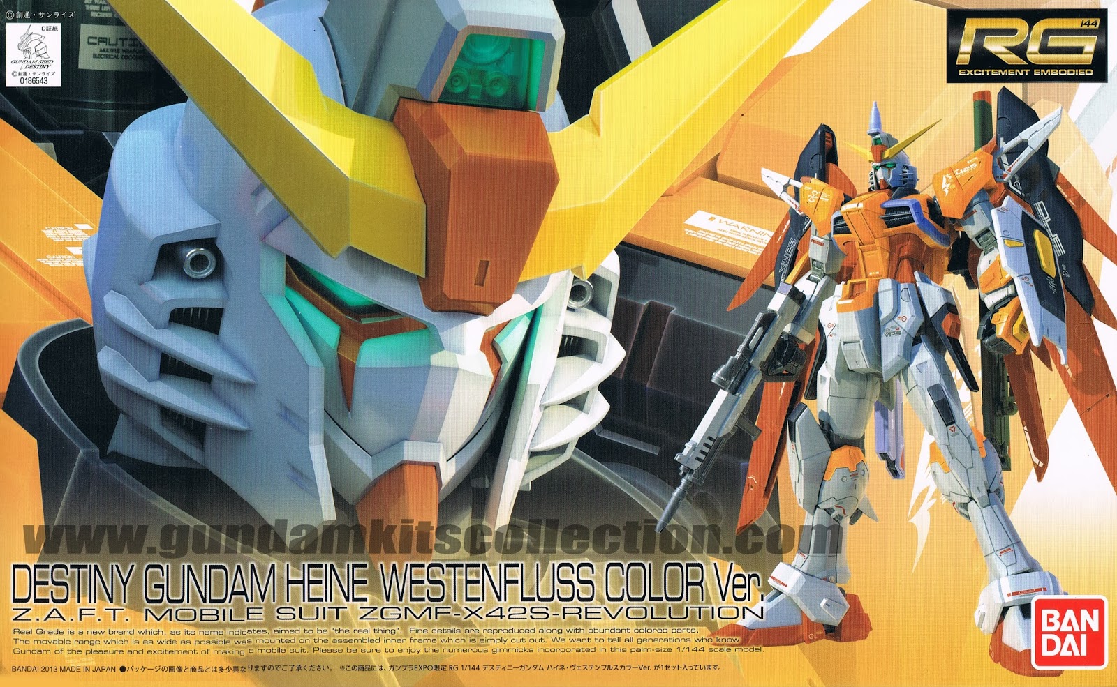 RG 1/144 ZGMF-X42S-REVOLUTION Destiny Gundam Heine Custom