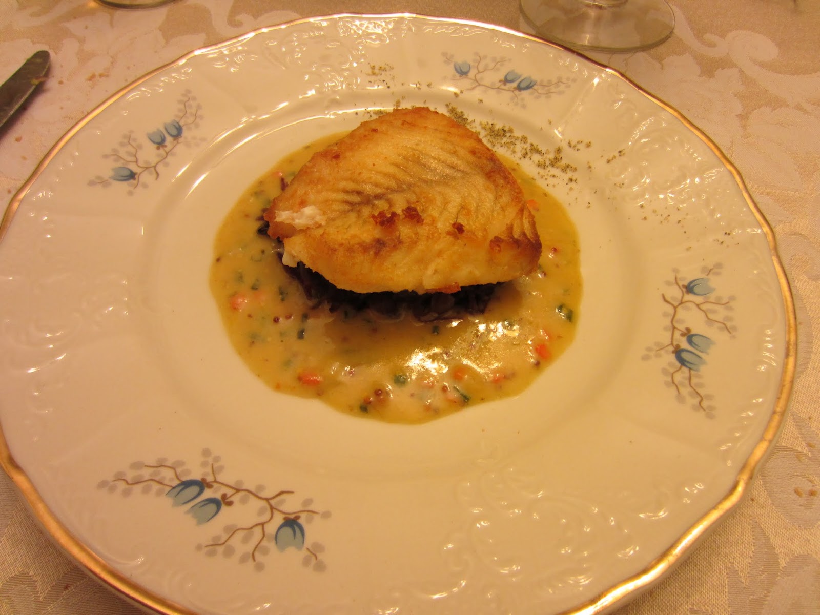 Spotted Skate Wing with Braised Red Cabbage and Mustard Sauce - Take 2 ...