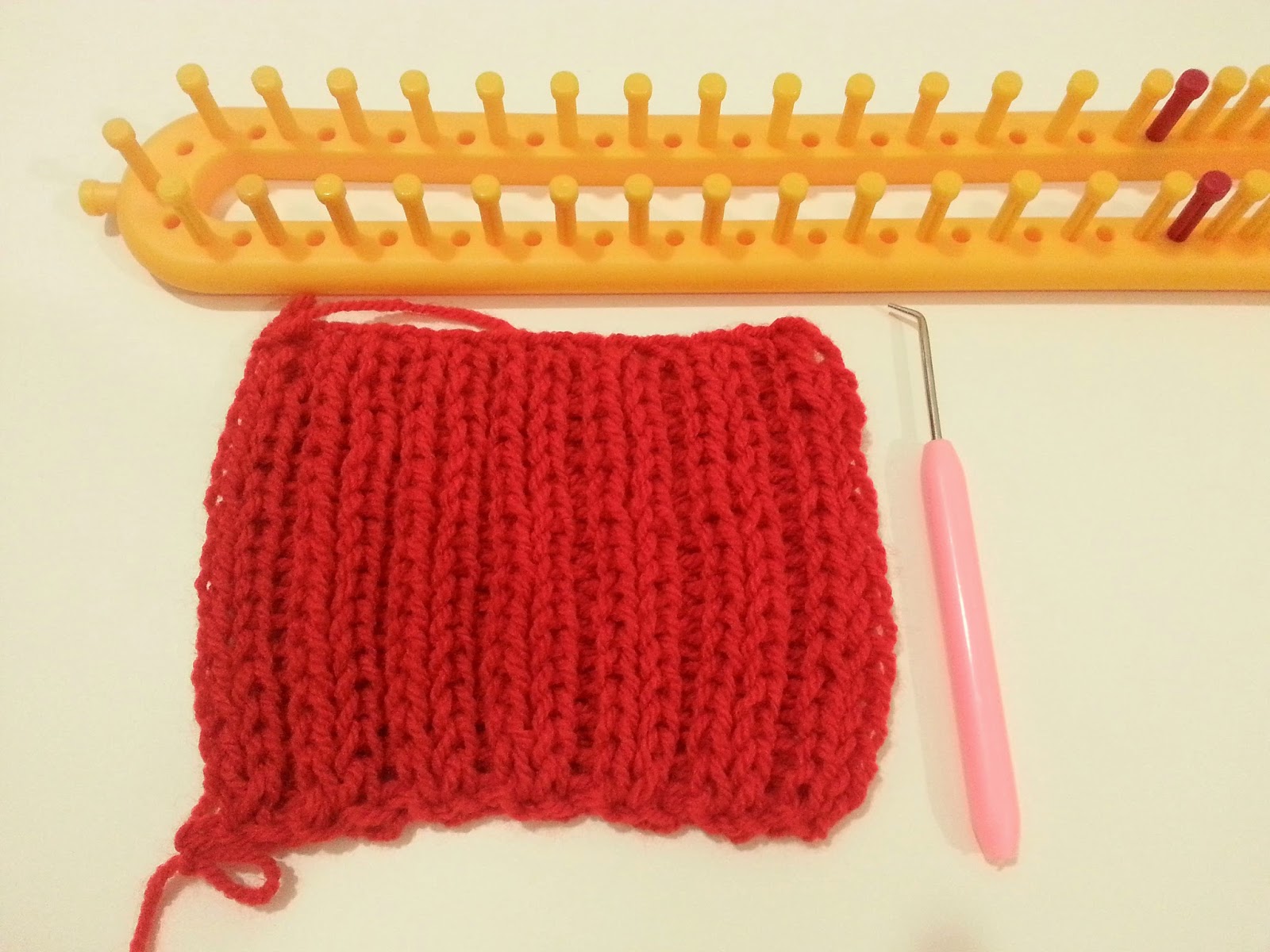 Knitting (b)Loom: Photos & Samples Of Ribbing Stitch In A Long Knitting ...