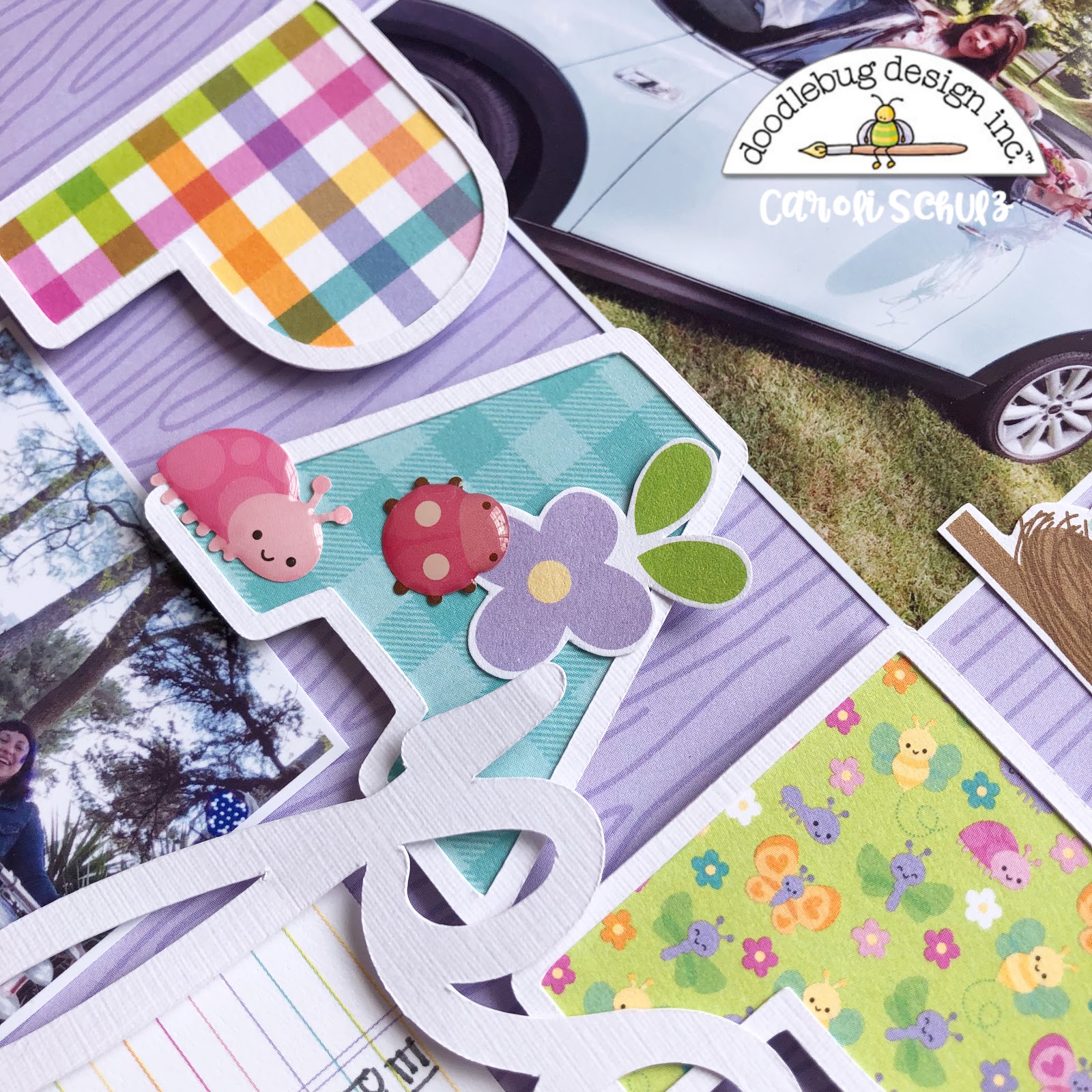 Doodlebug Design Inc Blog: SIMPLY SPRING | Paper Park Layout with Caroli