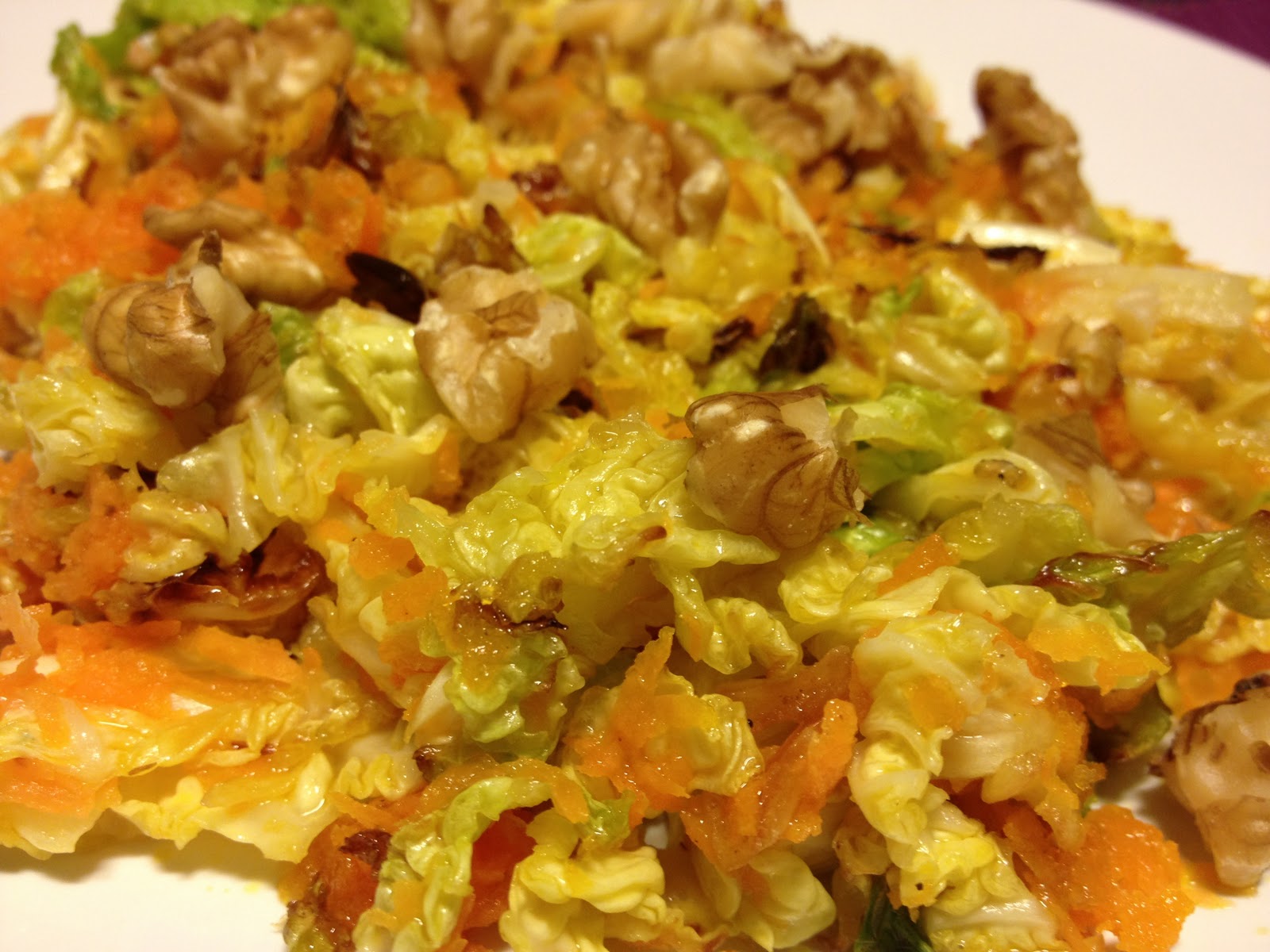 Vegelicious: Couve salteada com nozes