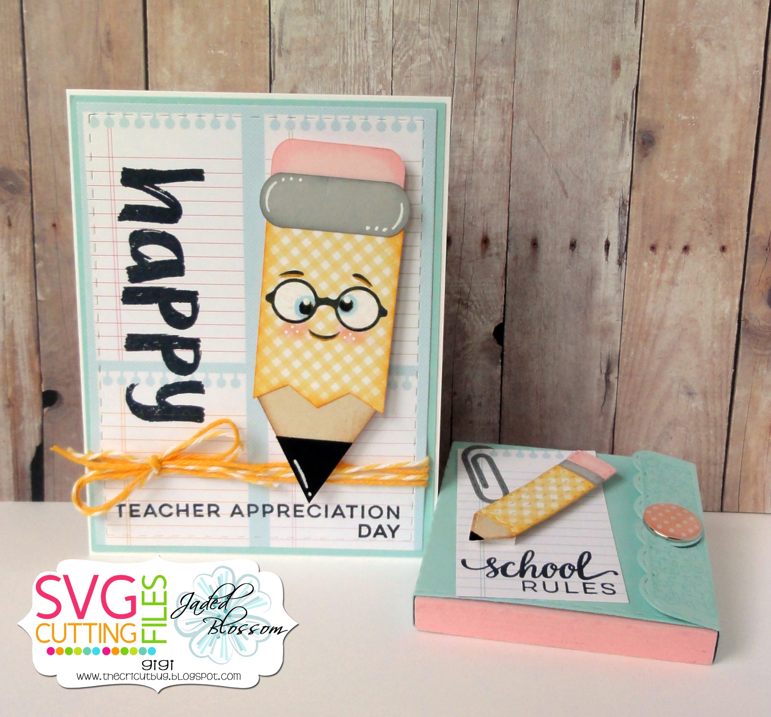 The Cricut Bug: Jaded Blossom August Release Day 4- Happy Teacher ...