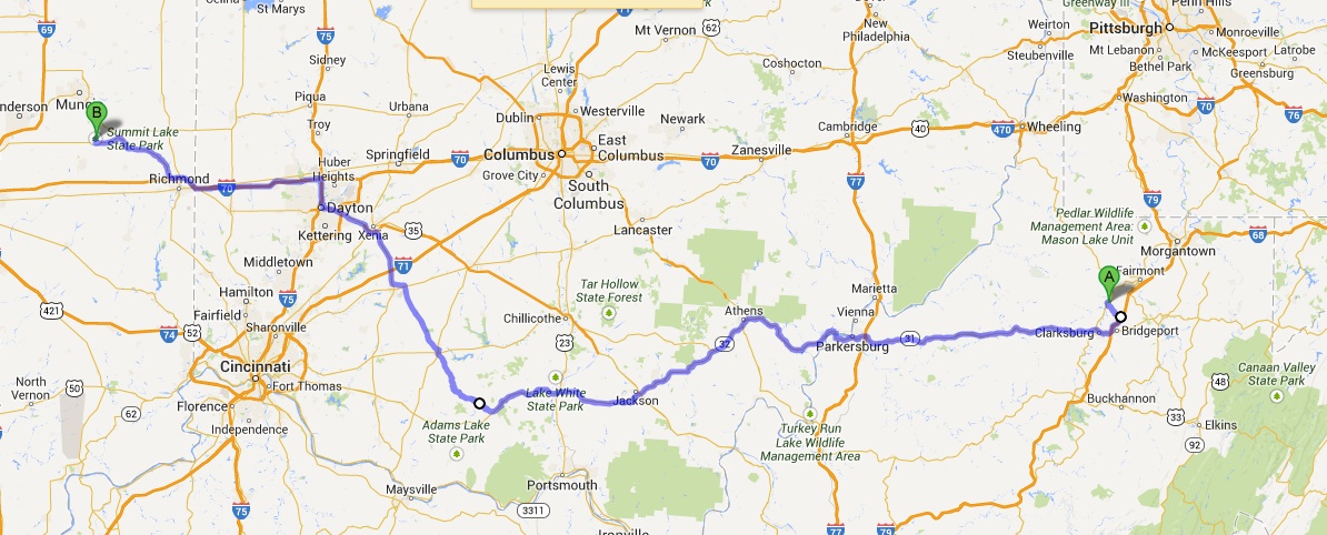 David Sipher's World: Road Trip 2013: WV to Summit Lake SP