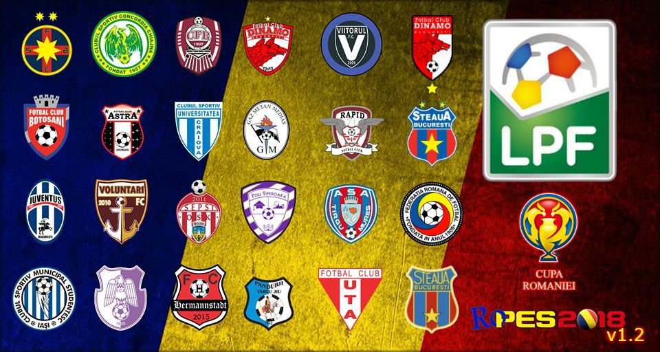 pes-modif: RoPES 2018 Version 1.2 Romanian Liga 1 Option File For PES ...