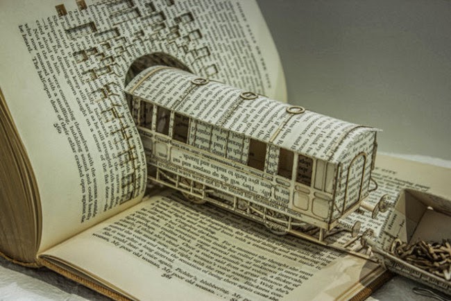 Westville Art Blog: Intro to 3D: Deconstructed Books