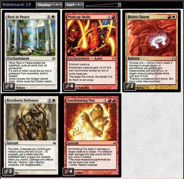 Magic the Gathering Adventures: [Standard] Pre-Theros Boros Deck