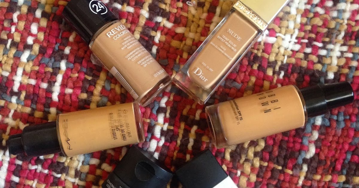 Foundation and Base Comparisons + Swatches: Nars, MAC, Revlon & More ...
