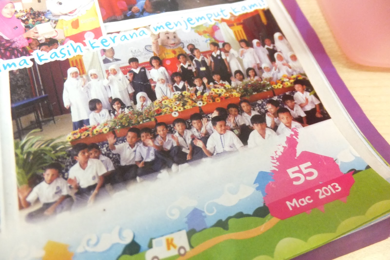 Majalah Kuntum ada gambar Atikah