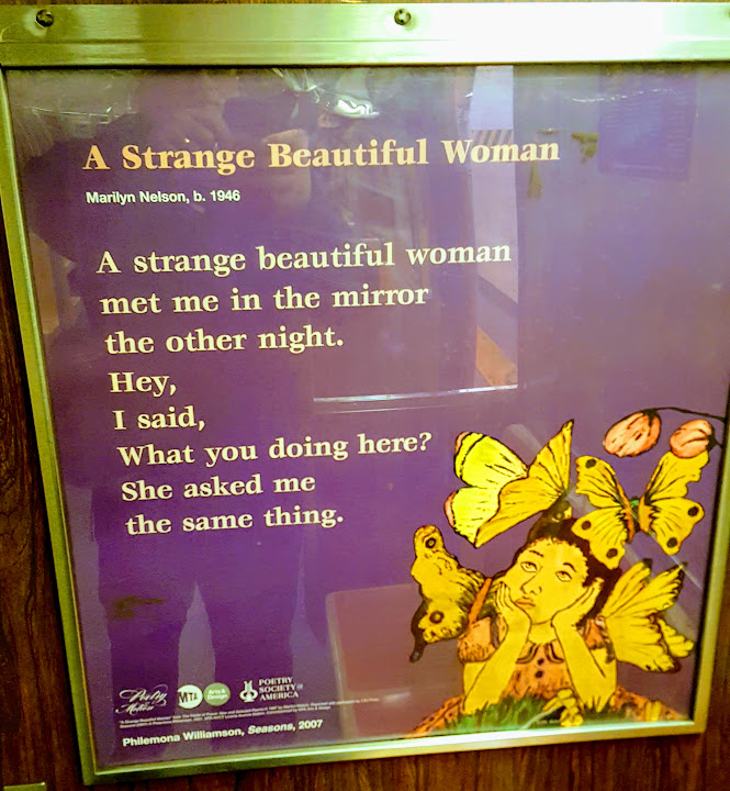 BillyBlog: Poetry in Motion: A Strange Beautiful Woman, by Marilyn Nelson