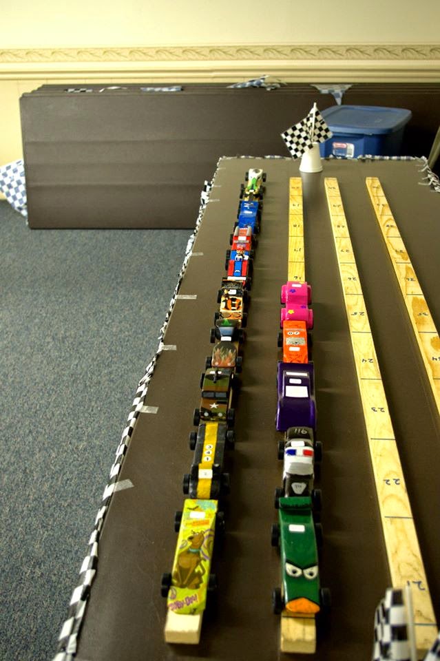 Book, Wine and Time: Cub Scout Pinewood Derby Race Party