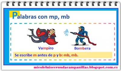 C.E.I.P. Sancho II. 1º y 2º: ORTOGRAFÍA: MP/MB