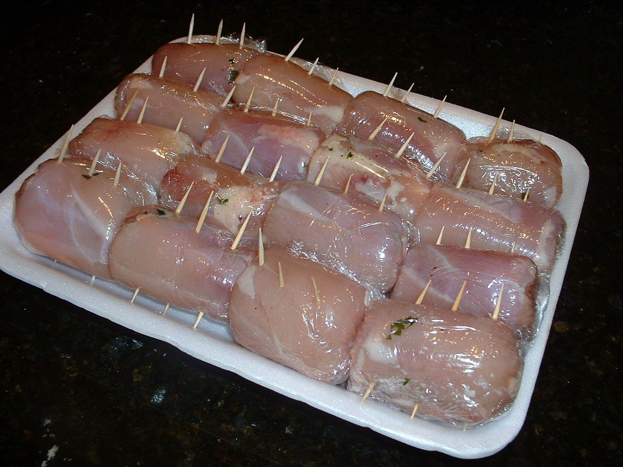 Someone's in the Kitchen: Chicken Thigh Roll-ups in Tomato Sauce