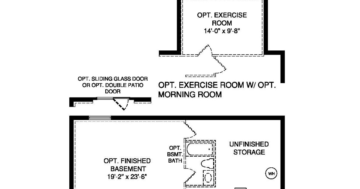 Ryan Homes Milan Basement Floor Plan - Openbasement
