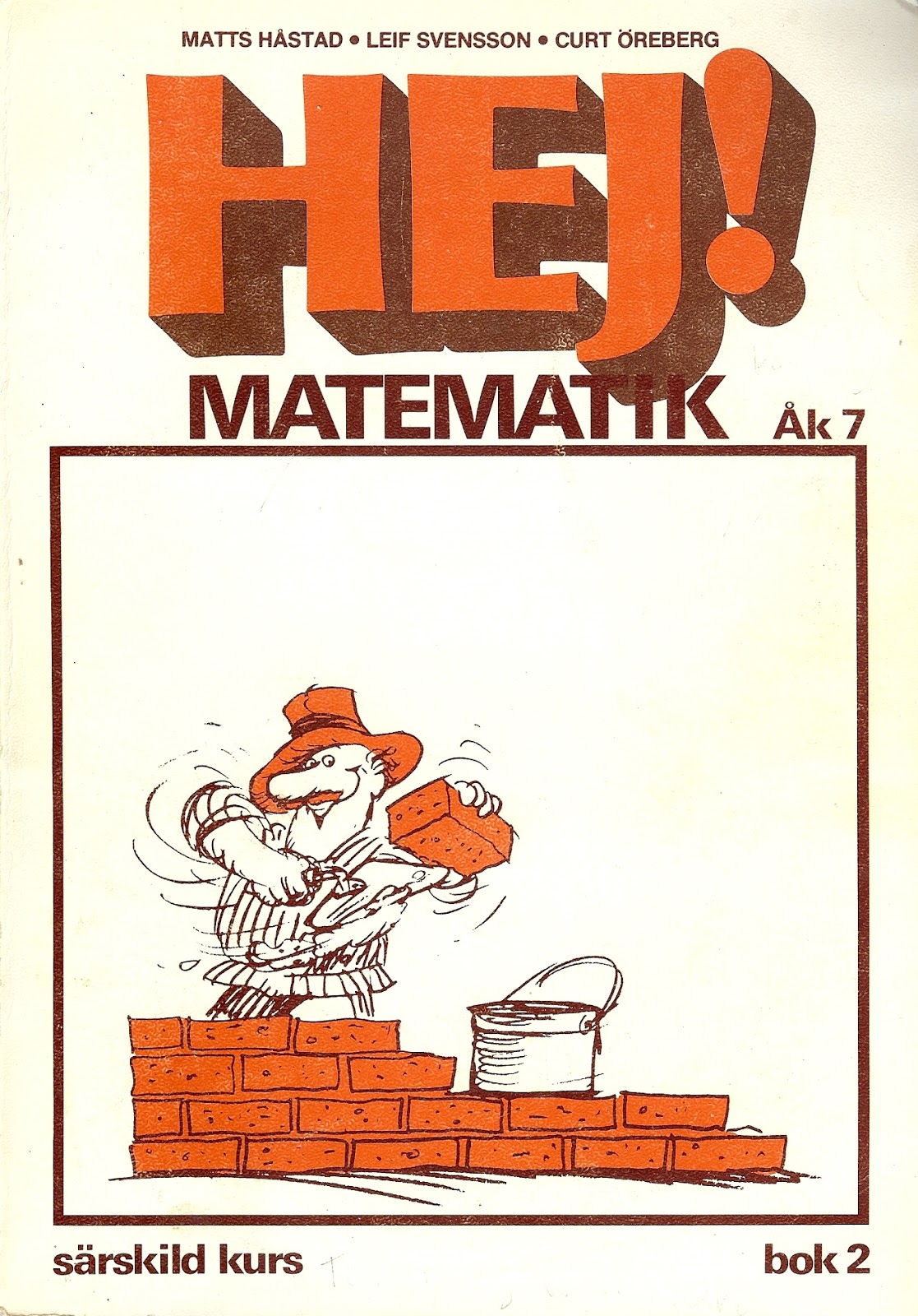 Nostalgorama: Skolböcker i årskurs 7 omkring 1980